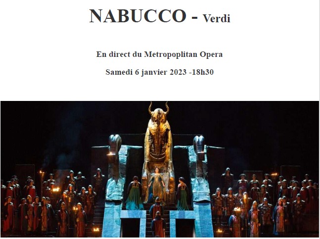 Metropolitan Opera Live : Nabucco